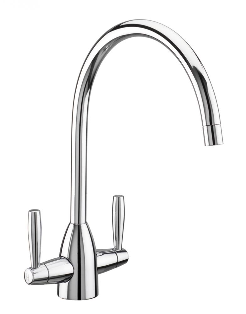 Enzo mono sink mixer, Chrome Plated - Kitchen Taps