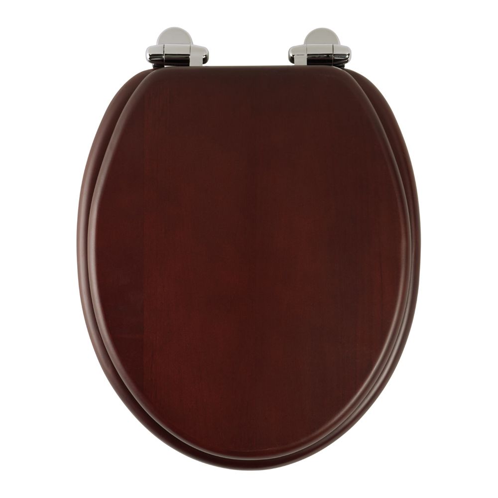 Roper Rhodes Traditional Toilet Seat with Soft Close Hinges - Mahogany ...