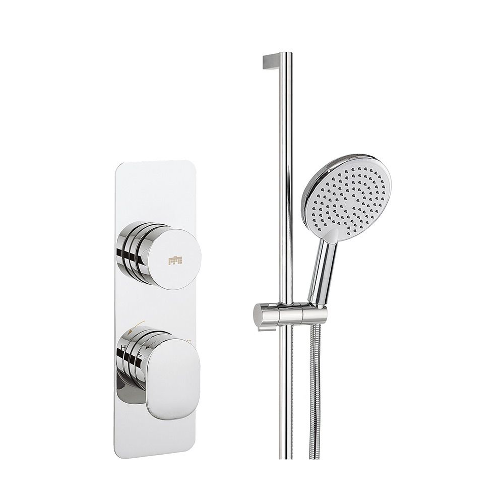 Crosswater Dial Pier 1 Outlet Concealed Shower Valve with Slide Rail ...
