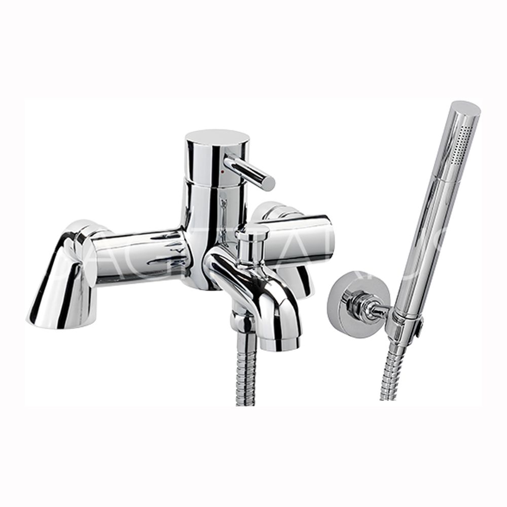 Sagittarius Ergo Pillar Bath Shower Mixer & No1 Kit - Bathroom Taps