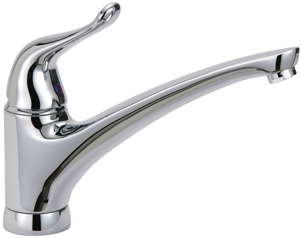 Solar neptune mono sink mixer, Chrome Plated - Kitchen Taps