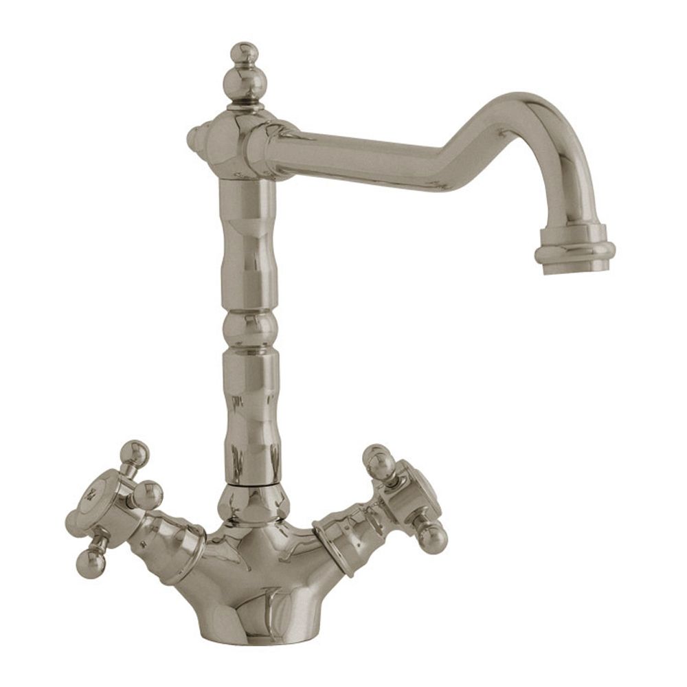 Astracast Camargue Antique Monobloc Kitchen Sink Mixer Tap - Nickel ...