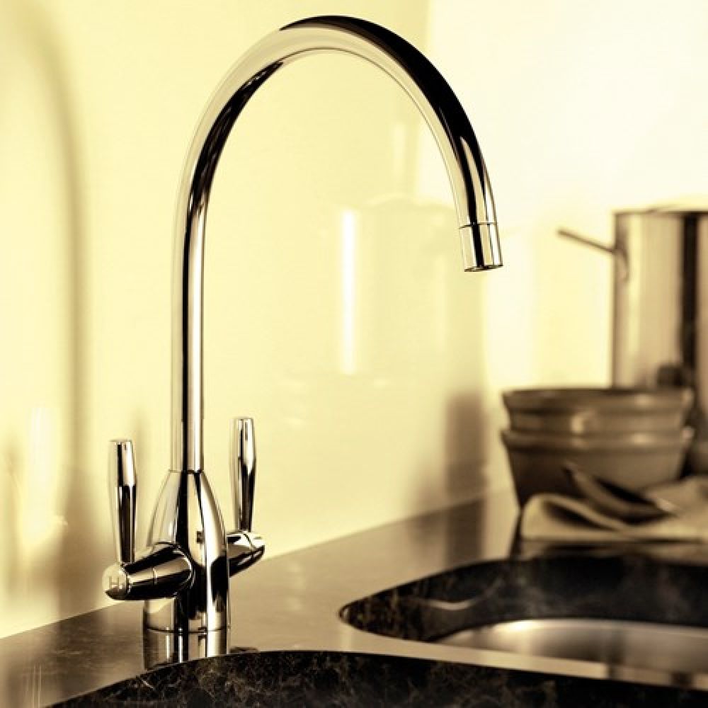 Enzo mono sink mixer, Chrome Plated - Kitchen Taps