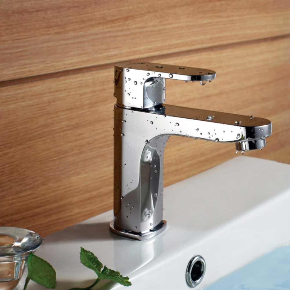 Flova Smart Mono Basin Mixer with Clicker Waste - Bathroom Taps