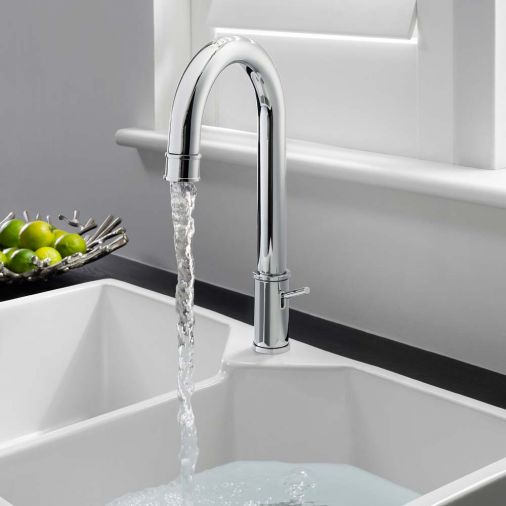 Crosswater KH Zero 5 Side Lever Kitchen Mixer - Kitchen Taps