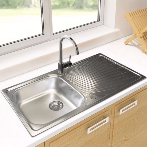 Astracast Sunrise 1 Bowl Stainless Steel Sink with Waste Kit ...